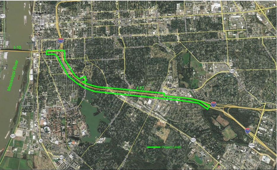 I-10: LA 415 to Essen Lane